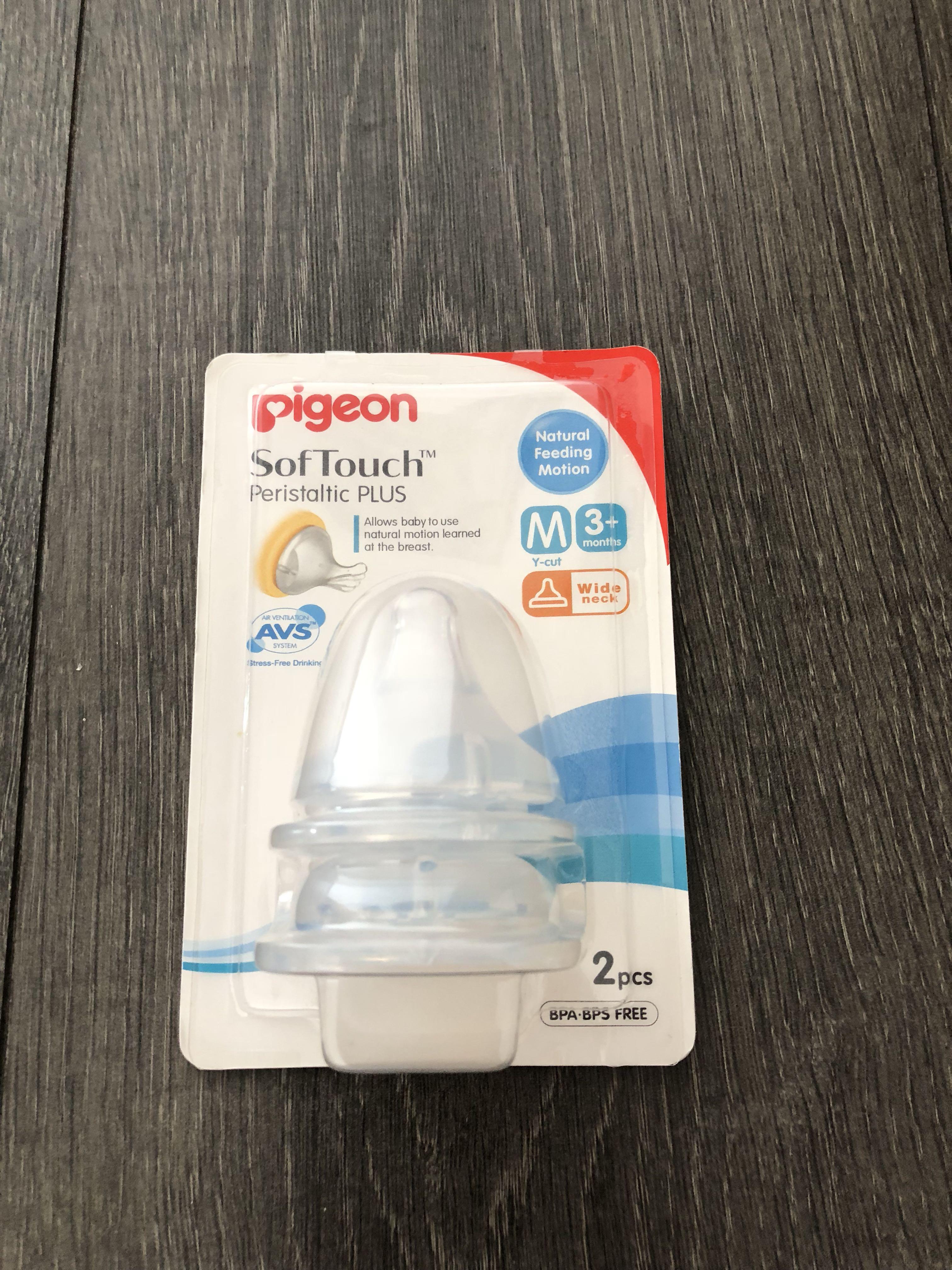 Pigeon Wide bottle Teats M and L size, Babies & Kids, Nursing & Feeding ...