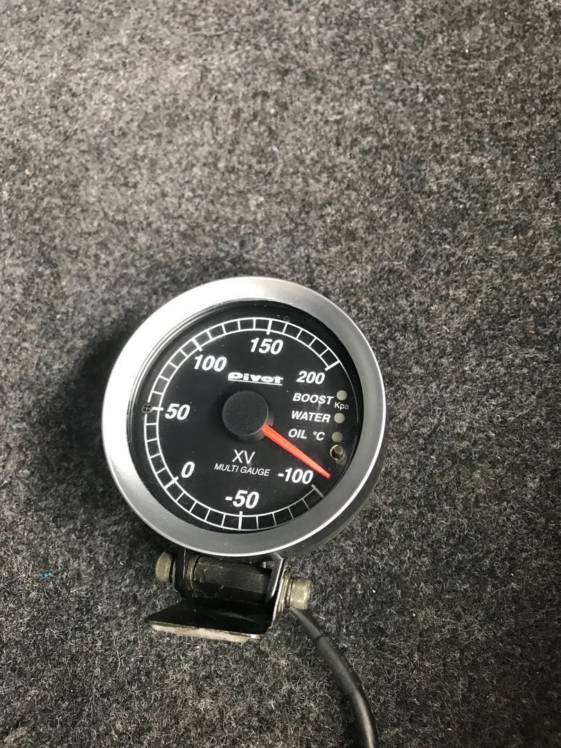 Pivot 3 in 1 XV Multi Gauge boost oil water, Car Accessories ...