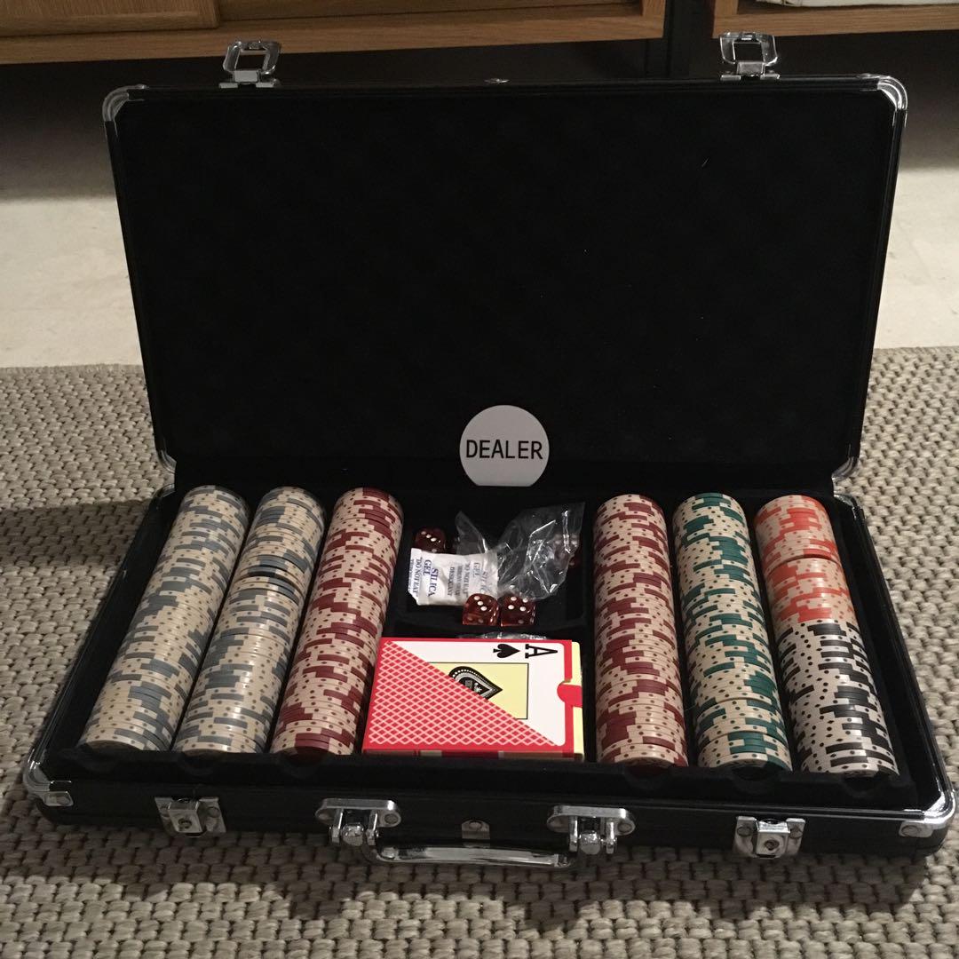 Poker Chips Set (Monte Carlo Millions 14g 300 pieces), Hobbies & Toys ...