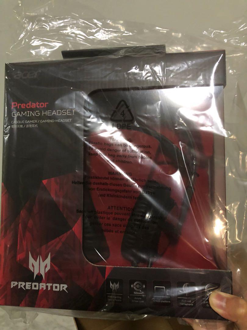 Predator Gaming Headset, Audio, Headphones & Headsets on Carousell