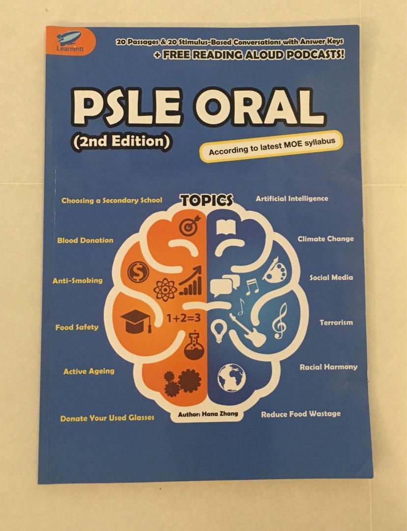 PSLE Oral Guide Book - English and Malay Availble, Hobbies & Toys ...