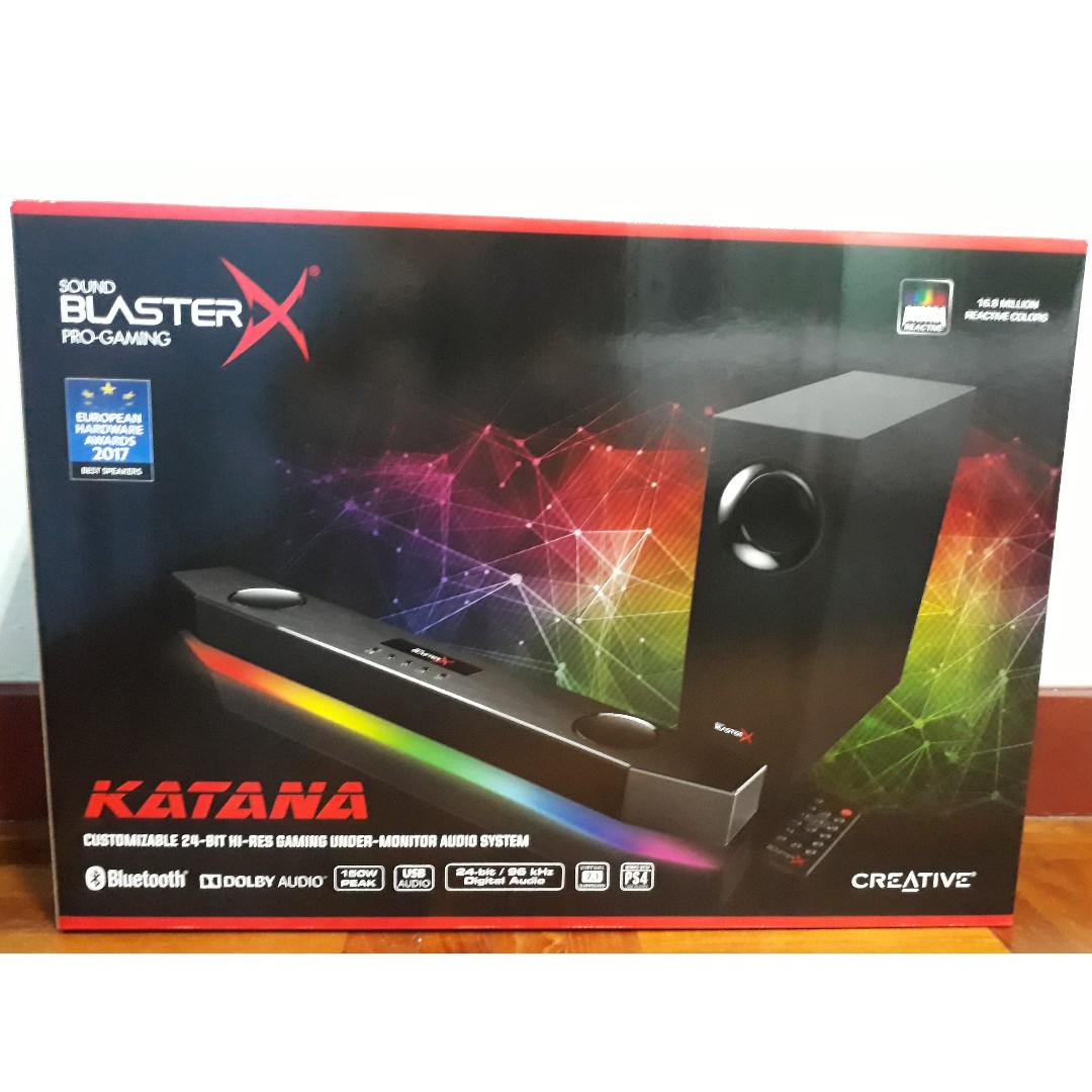 Sound BlasterX Katana, Audio, Soundbars, Speakers & Amplifiers on Carousell