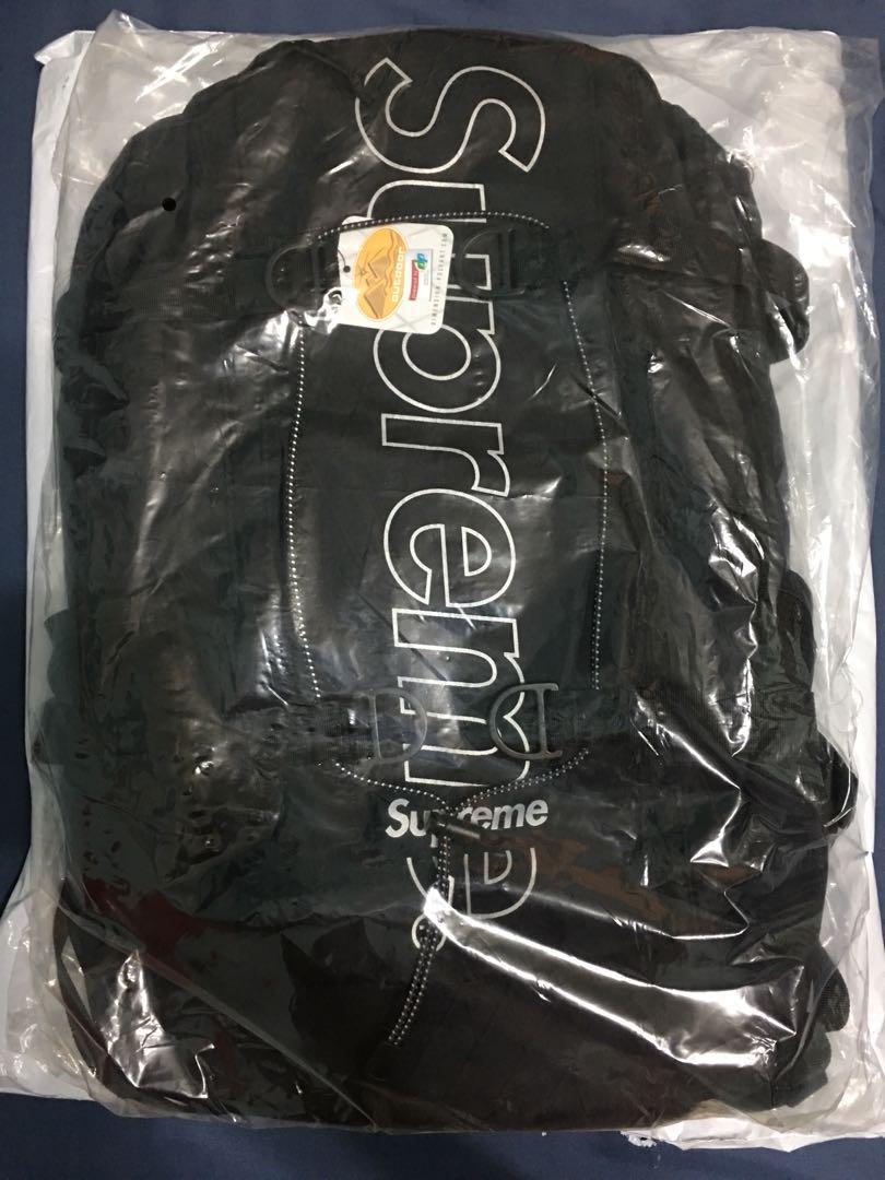 Supreme FW18 Backpack Black, Men's Fashion, Bags, Backpacks on Carousell