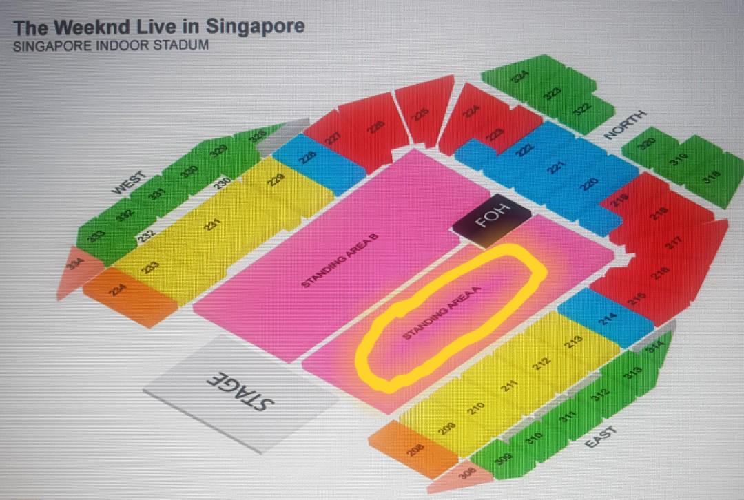 The Weeknd concert, Tickets & Vouchers, Event Tickets on Carousell