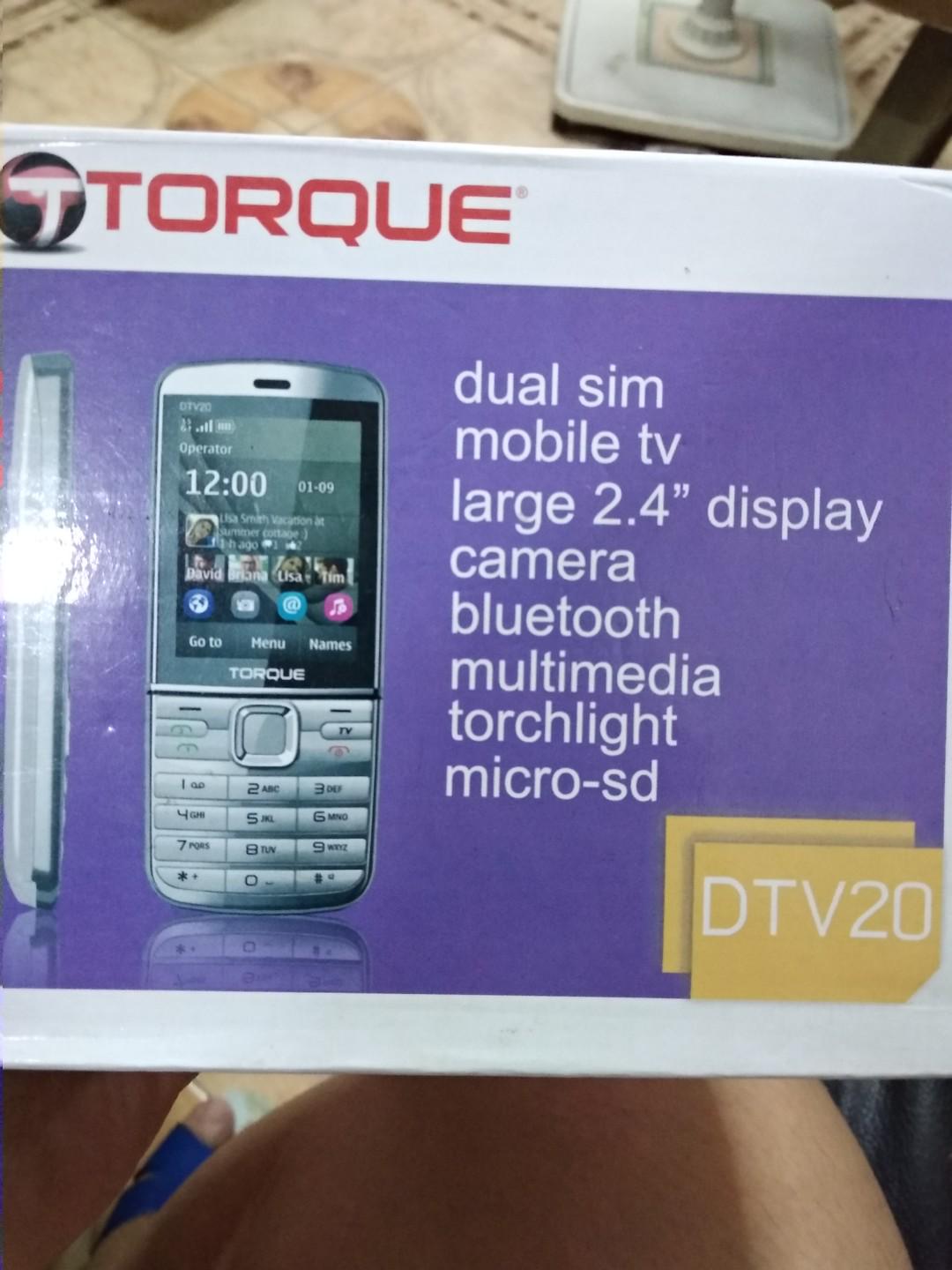 Torque dtv20 backup phone with TV bar phone keypad phone on Carousell