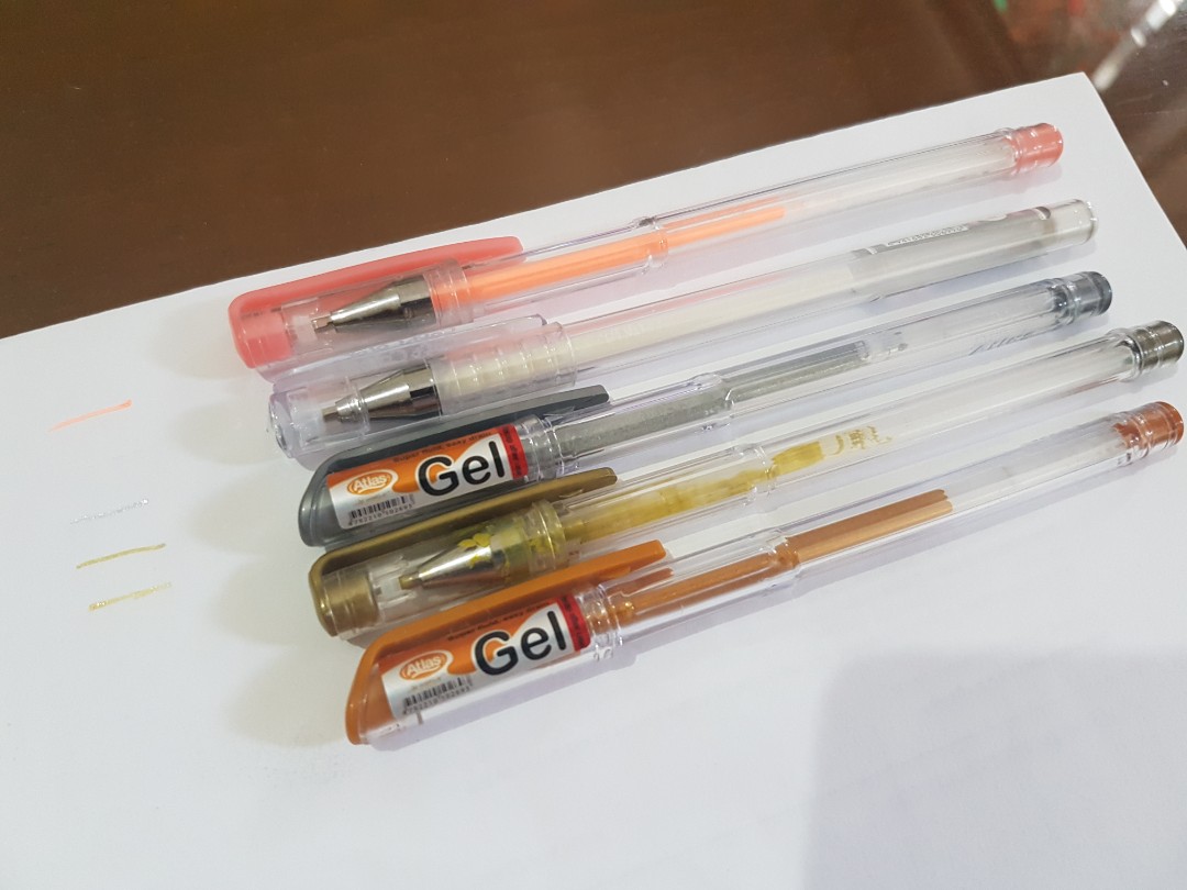 Used pens set, Hobbies & Toys, Stationary & Craft, Craft Supplies ...