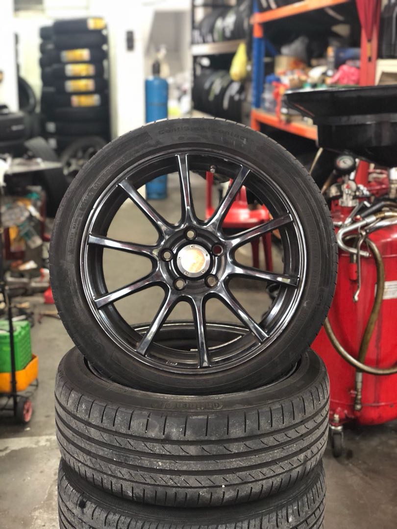 17 inch advanti sport rims & tyre, Car Accessories, Tyres & Rims on ...