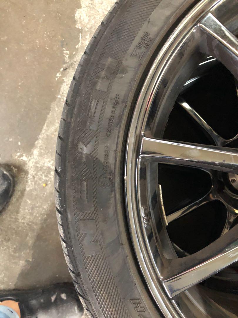 17 inch advanti sport rims & tyre, Car Accessories, Tyres & Rims on ...