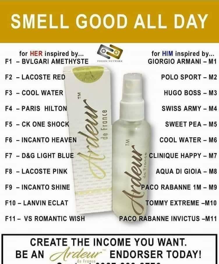 Ardeur de France Perfume, Beauty & Personal Care, Fragrance ...