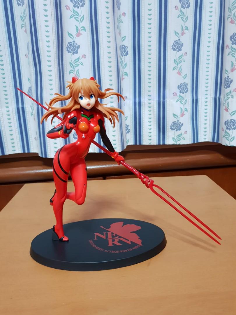 Authentic SEGA Premiun Figure: Evangelion Asuka Longinus Spear, Hobbies ...