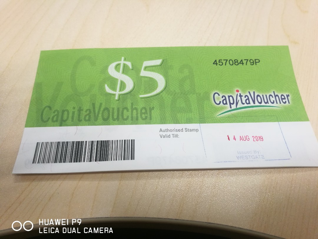 CapitaVoucher, Tickets & Vouchers, Vouchers on Carousell