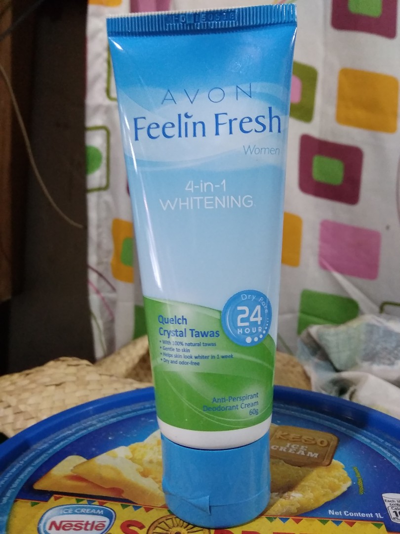 Feelin Fresh Quelch Crystal Tawas Deodorant Cream 60 g, Beauty ...
