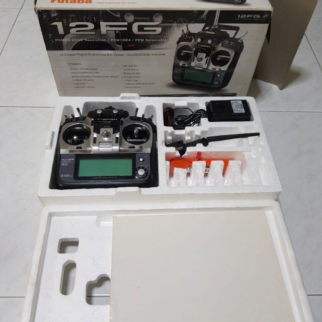 Futaba 12 channel RC transmitter controller FASST radio controlled ...