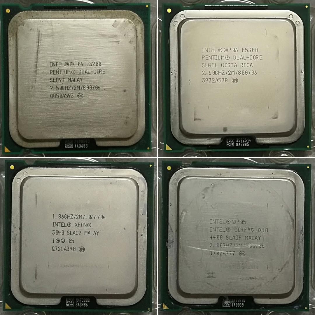 Intel AMD CPU 775 Dual Core, 電腦＆科技, 手提電腦 - Carousell