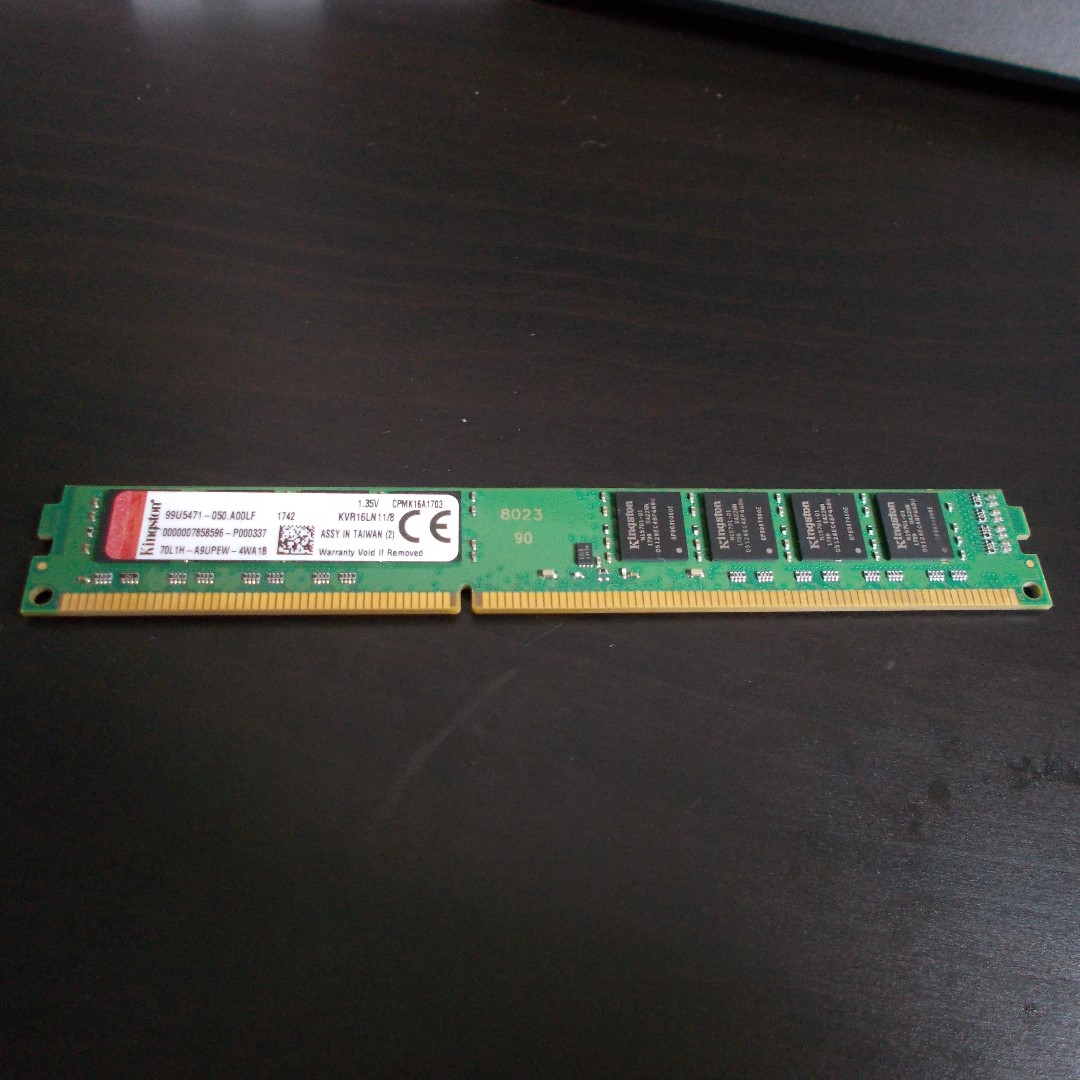 Kingston DDR3L 8GB 1600 Desktop RAM, Computers & Tech, Desktops on ...