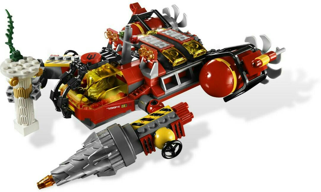 Lego 7984 Atlantis : Deep Sea Raider *Excellent condition used set ...