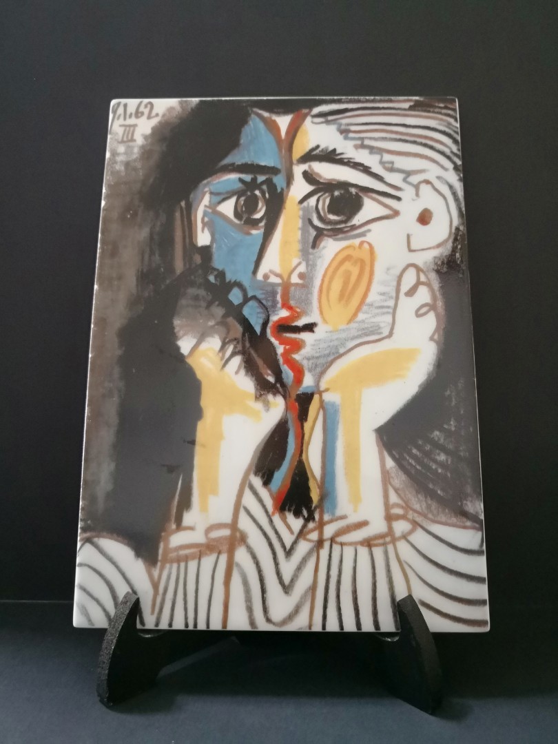 Limited edition Picasso ceramic tile, Furniture & Home Living, Home ...