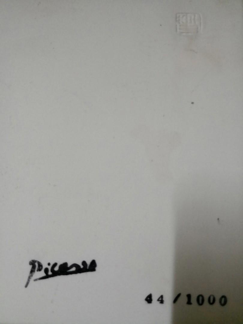 Limited edition Picasso ceramic tile, Furniture & Home Living, Home ...