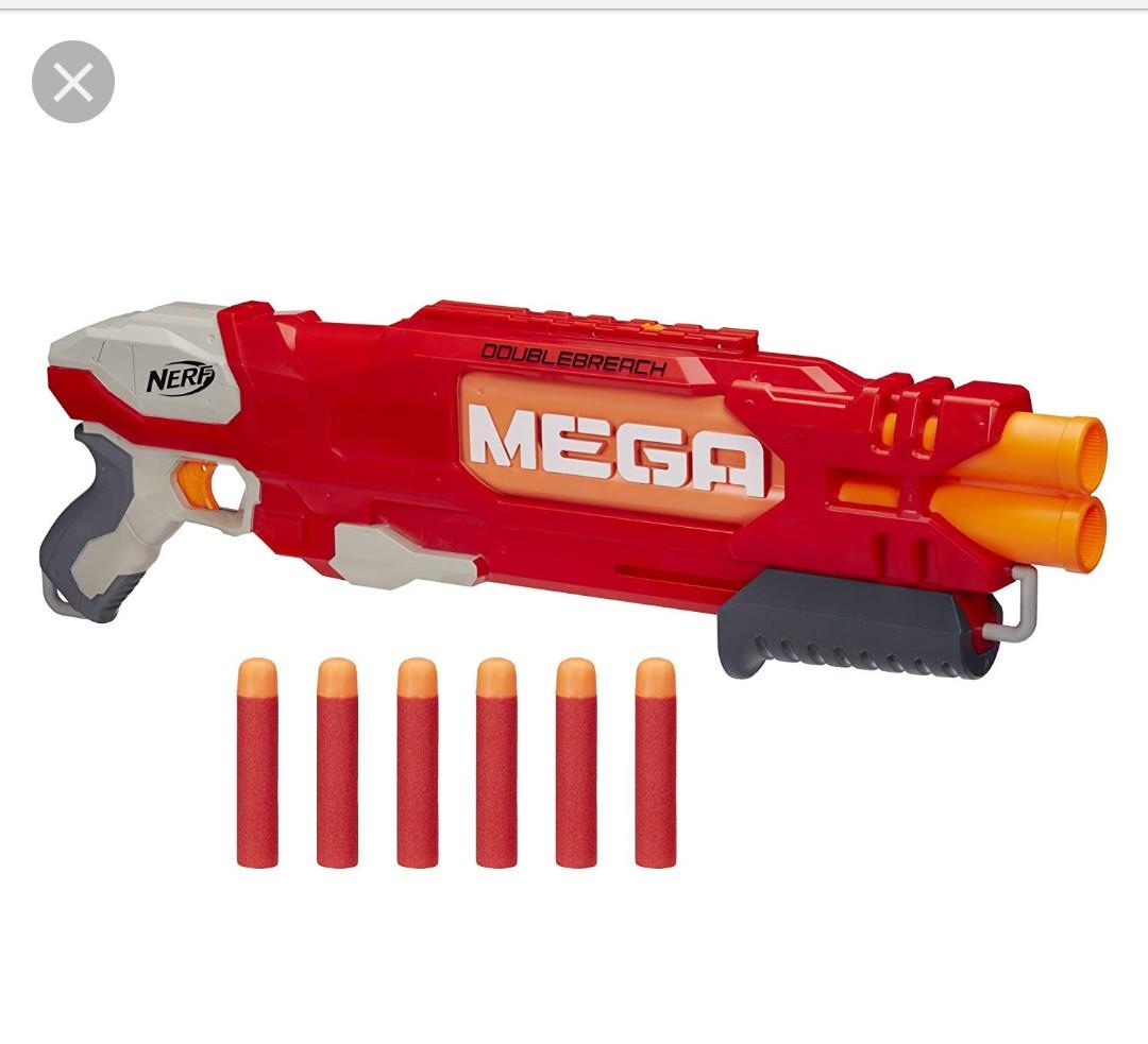 Nerf mega double breach, Hobbies & Toys, Toys & Games on Carousell