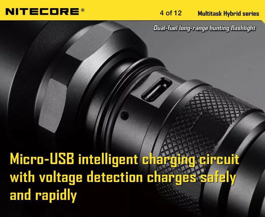 Nitecore MH25 night blade rechargeable LED torch, Mobile Phones ...
