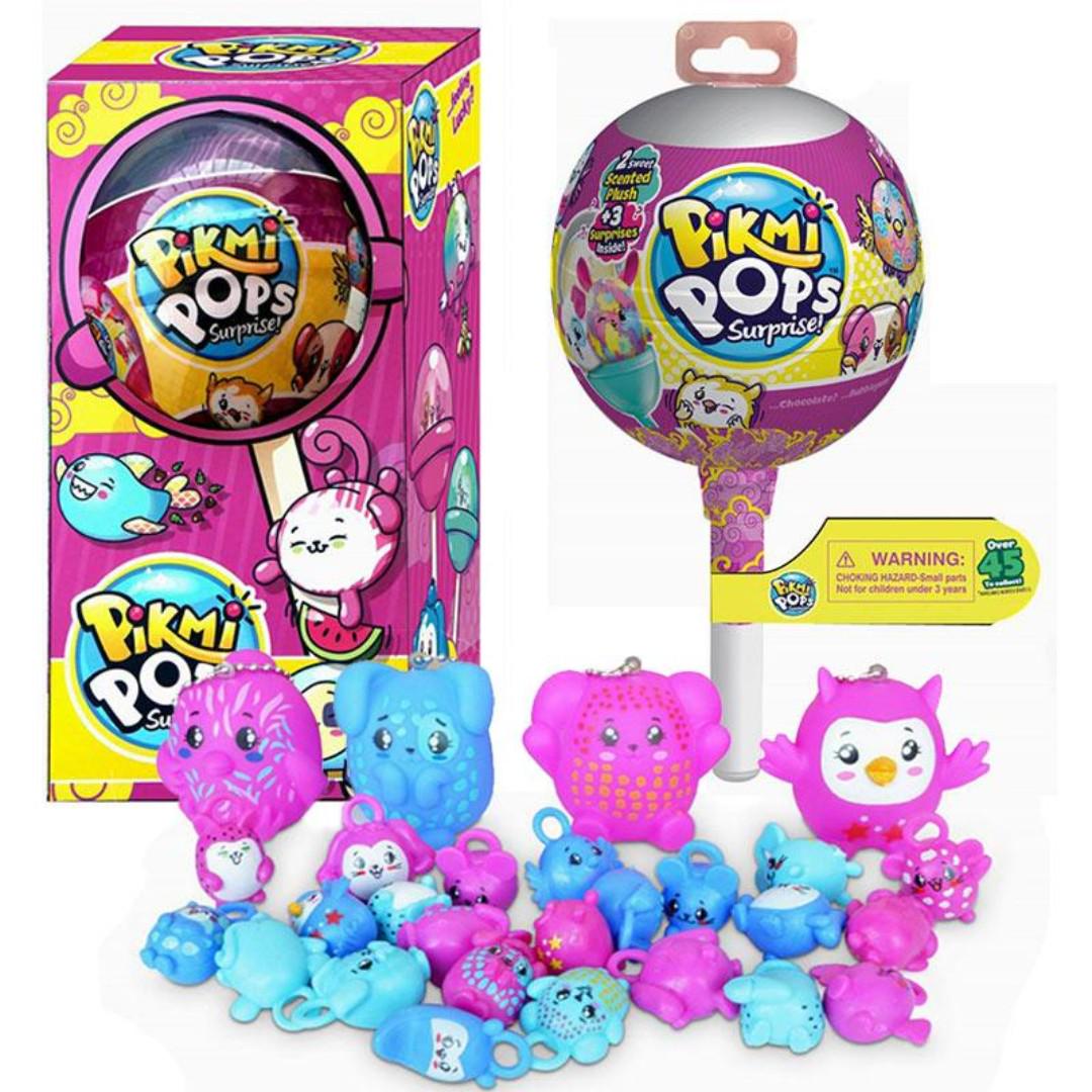 Pikmi Pops 4 Inch Surprise Lollipops Unwrap Scented Color Changing ...