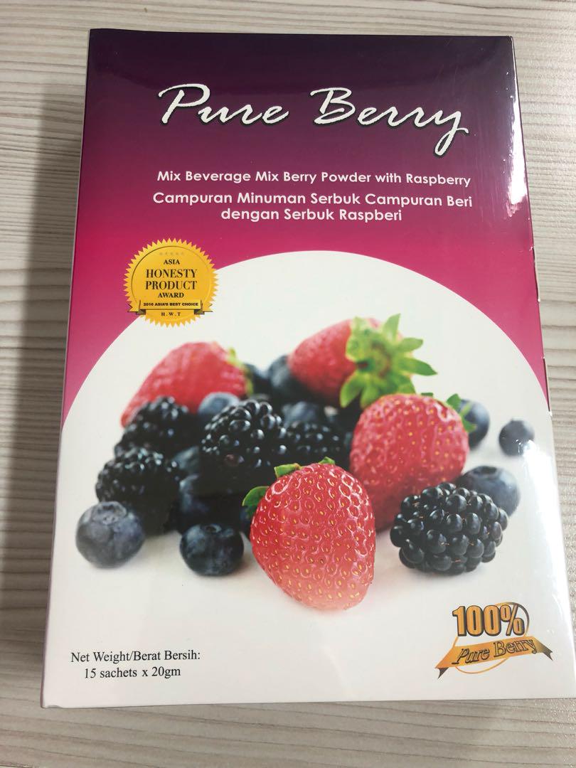 Pure berry enzyme 100% natural ingredients, Health & Nutrition, Health ...
