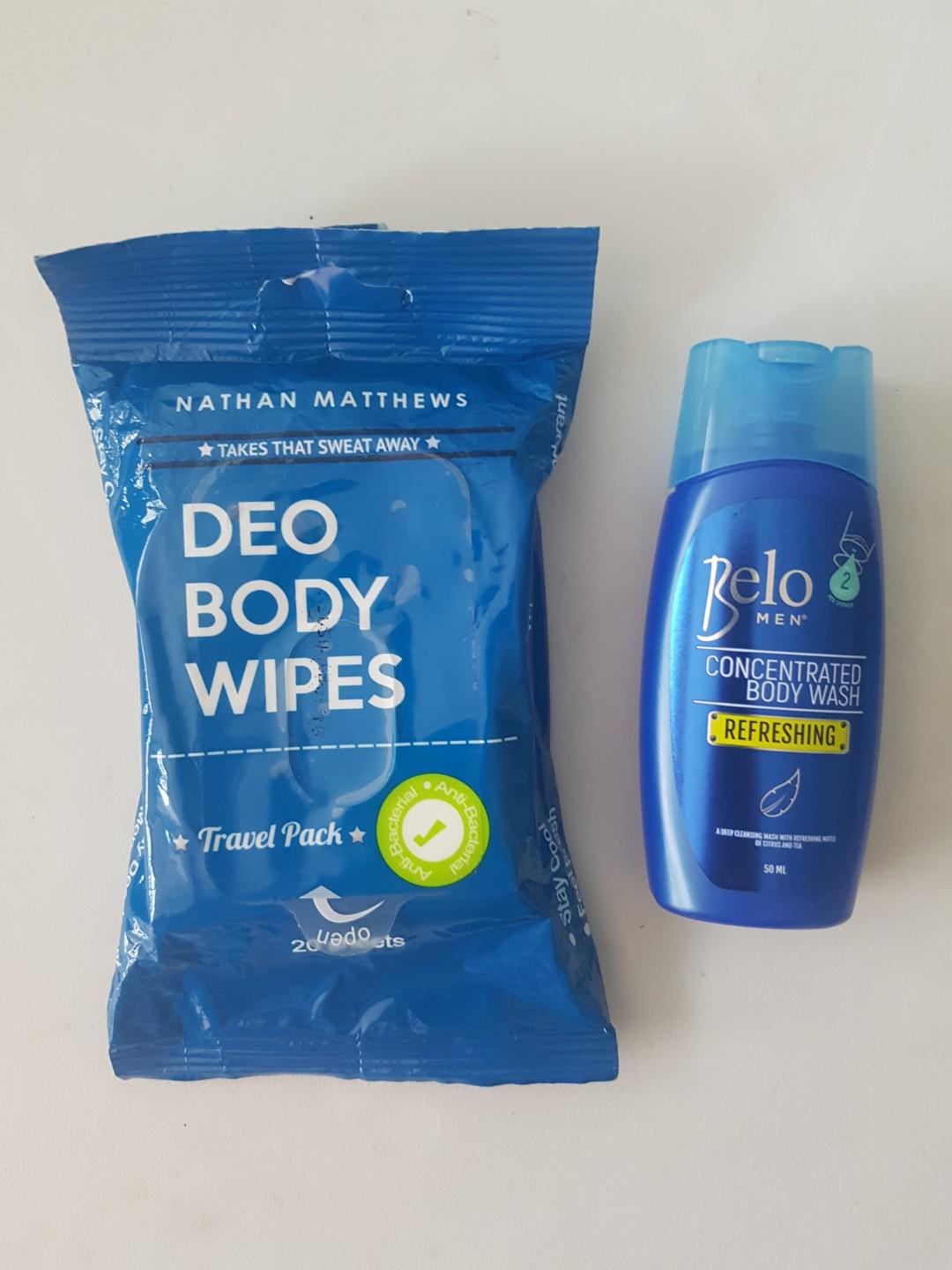 Set of 2: Belo Men Concentrated Body Wash & Nathan Matthews Travel Pack ...