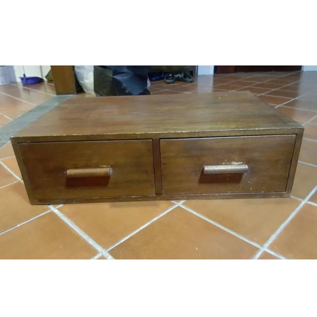 Solid Wood Drawer Unit, Furniture & Home Living, Furniture, Shelves ...