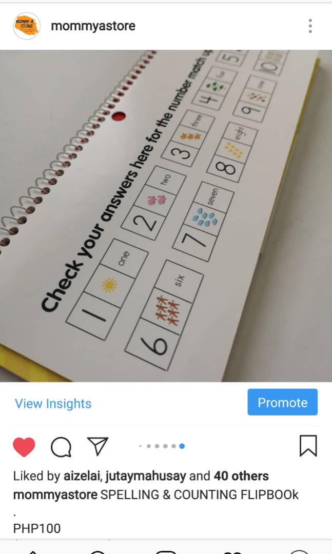 Spelling & Counting and Matching & Sequencing flip books, Hobbies ...