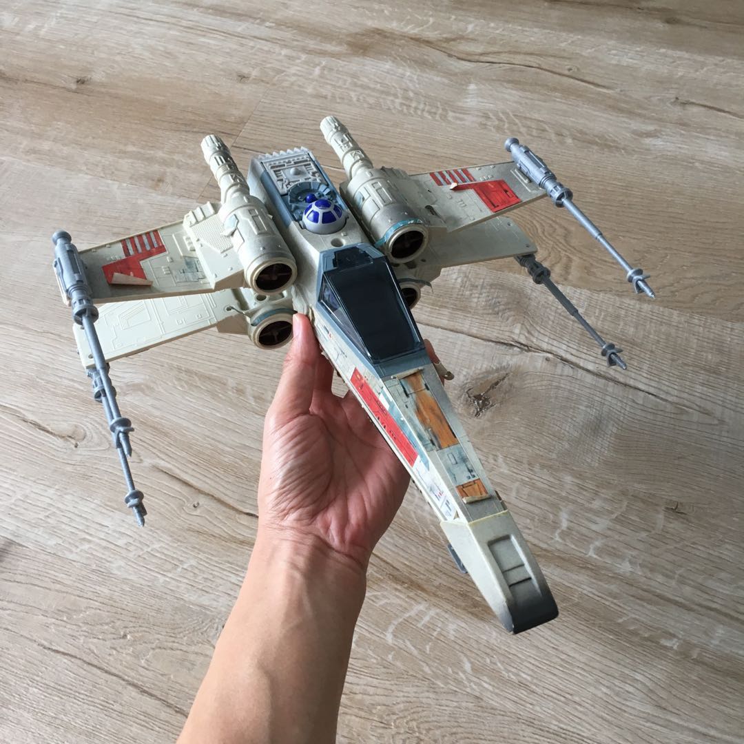 Star Wars 3 3/4 x wing 1995 series with 3D printed missile. Wing ...