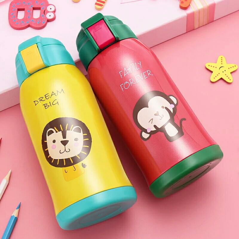 Thermo flask straw sippy bottle 500ml, Babies & Kids, Nursing & Feeding ...