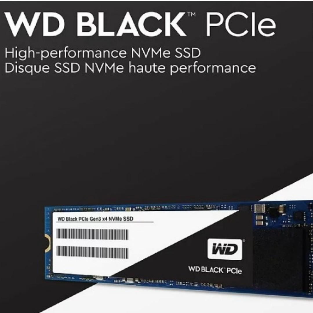 WD Black Gen3 NVME 256gb SSD, Computers & Tech, Parts & Accessories ...