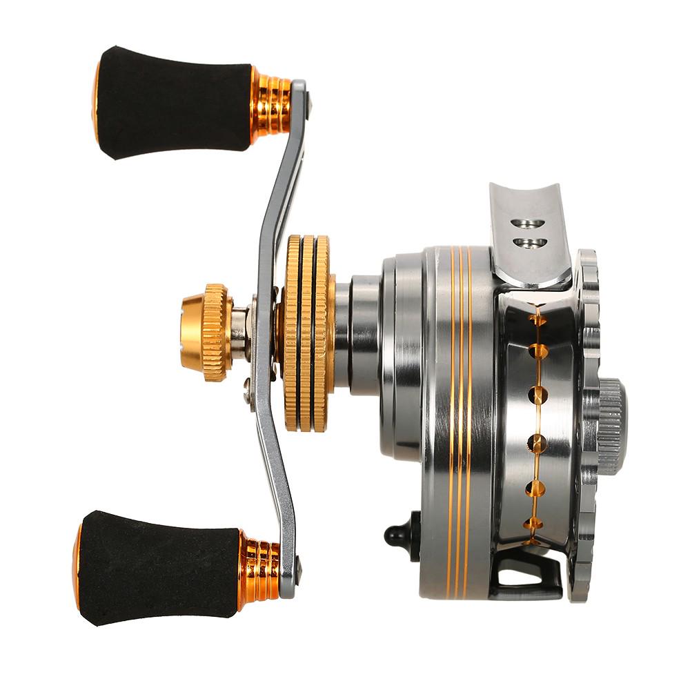 6+1BB Ball Bearings Raft Fishing Reel 4.0:1 Reel Metal Spool Reel Hnad ...