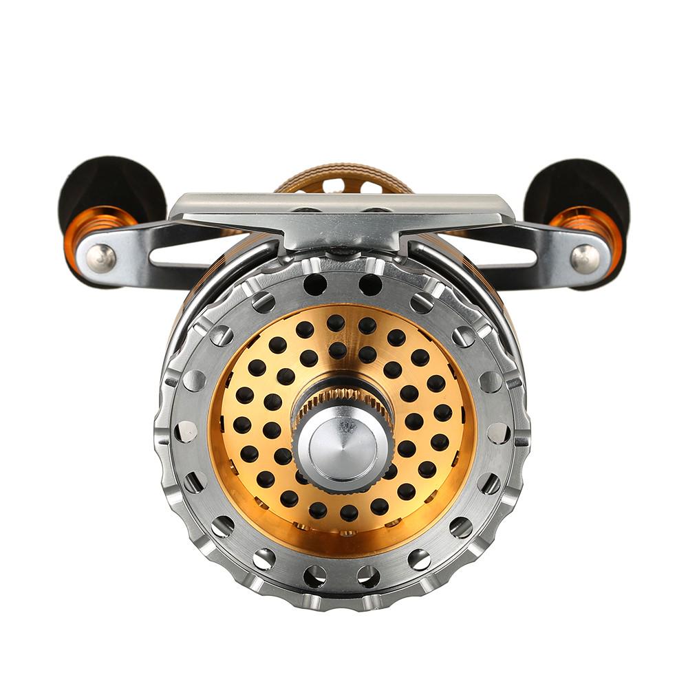 6+1BB Ball Bearings Raft Fishing Reel 4.0:1 Reel Metal Spool Reel Hnad ...