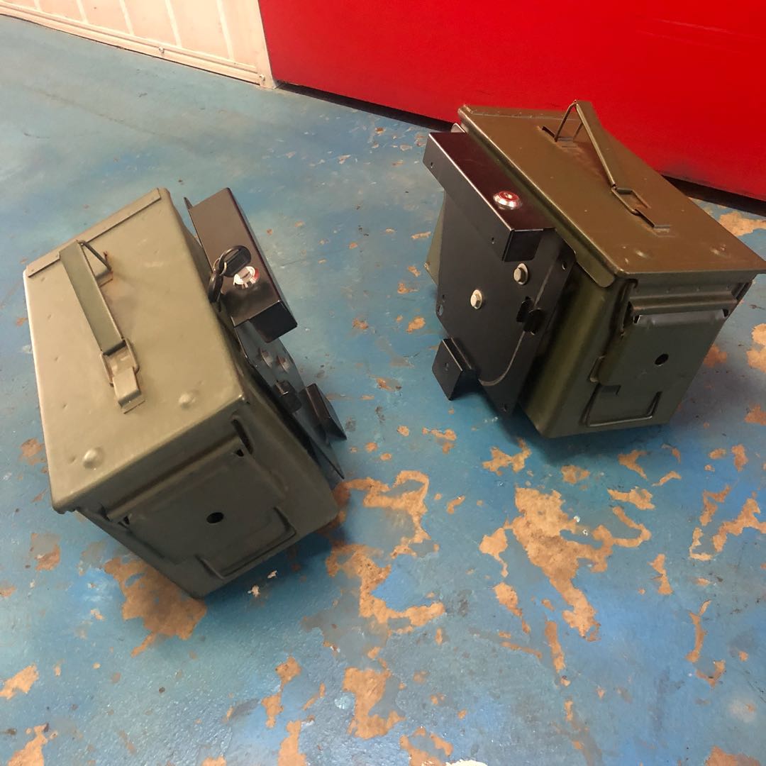 Ammo Custom Side Box for Cafe Racers, Motorcycles, Motorcycle ...