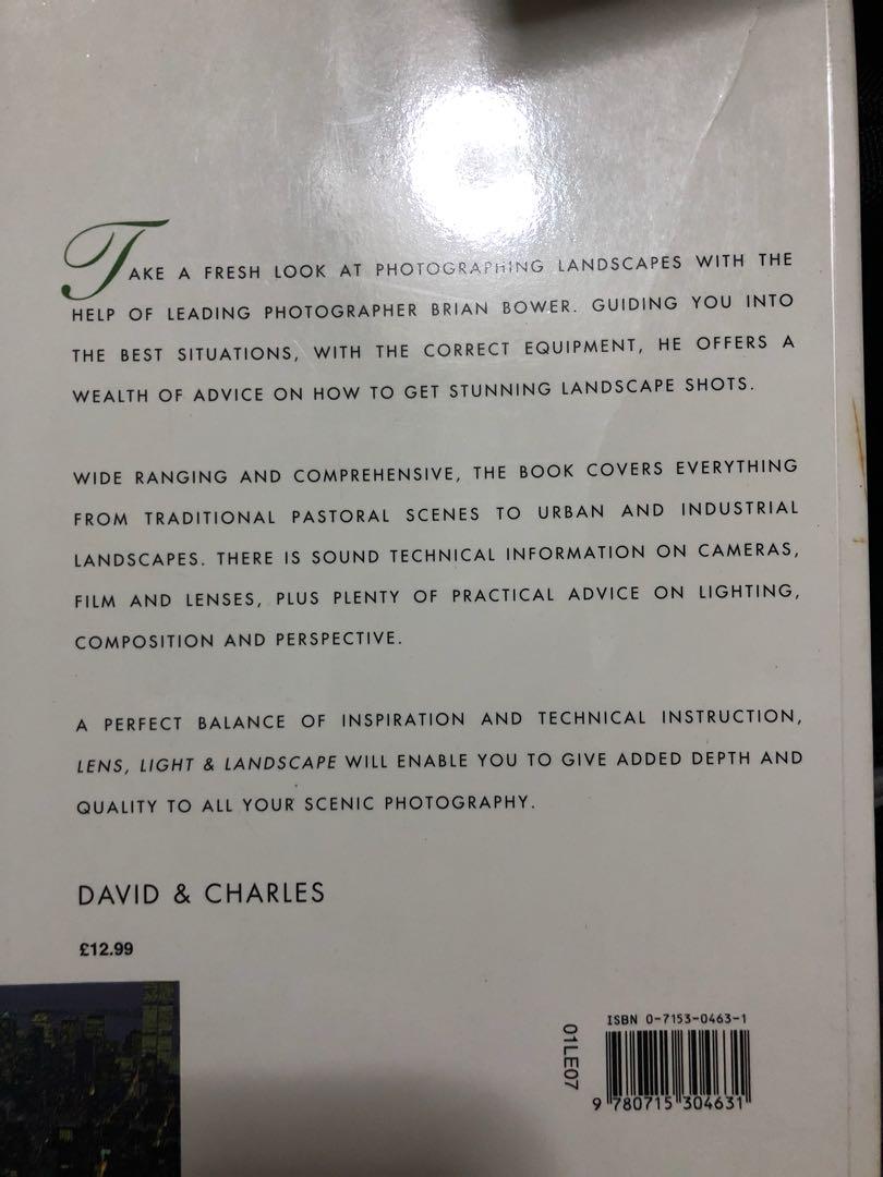 Book: lens, light and landscape, Photography, Photography Accessories ...