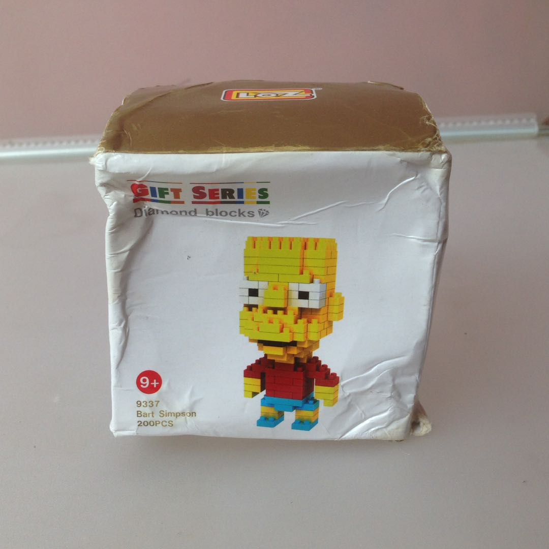 Brick - Loz Diamond Block - Bart Simpson, Toys & Collectibles, Mainan ...
