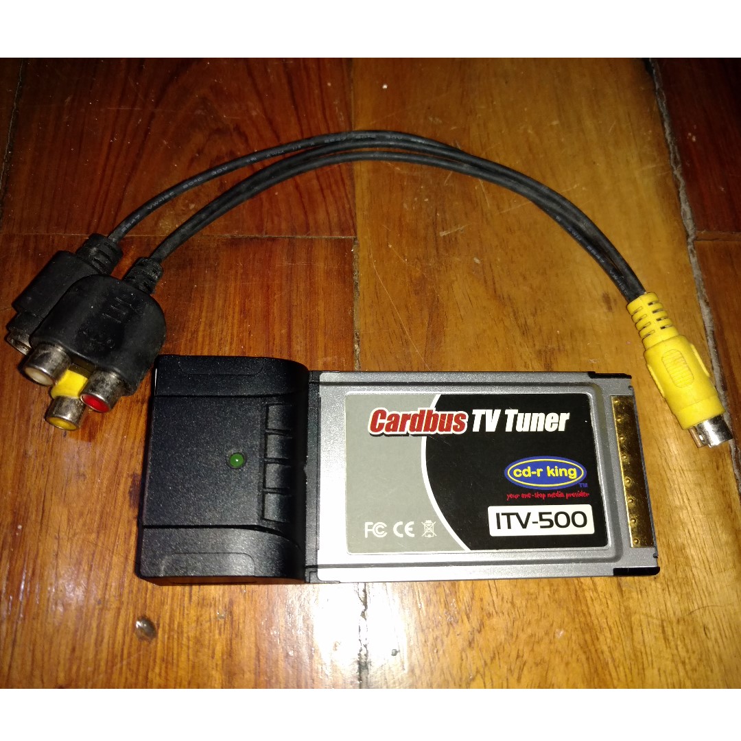 CD-R King PCMCIA TV Tuner Video Capture Card, Audio, Microphones on ...