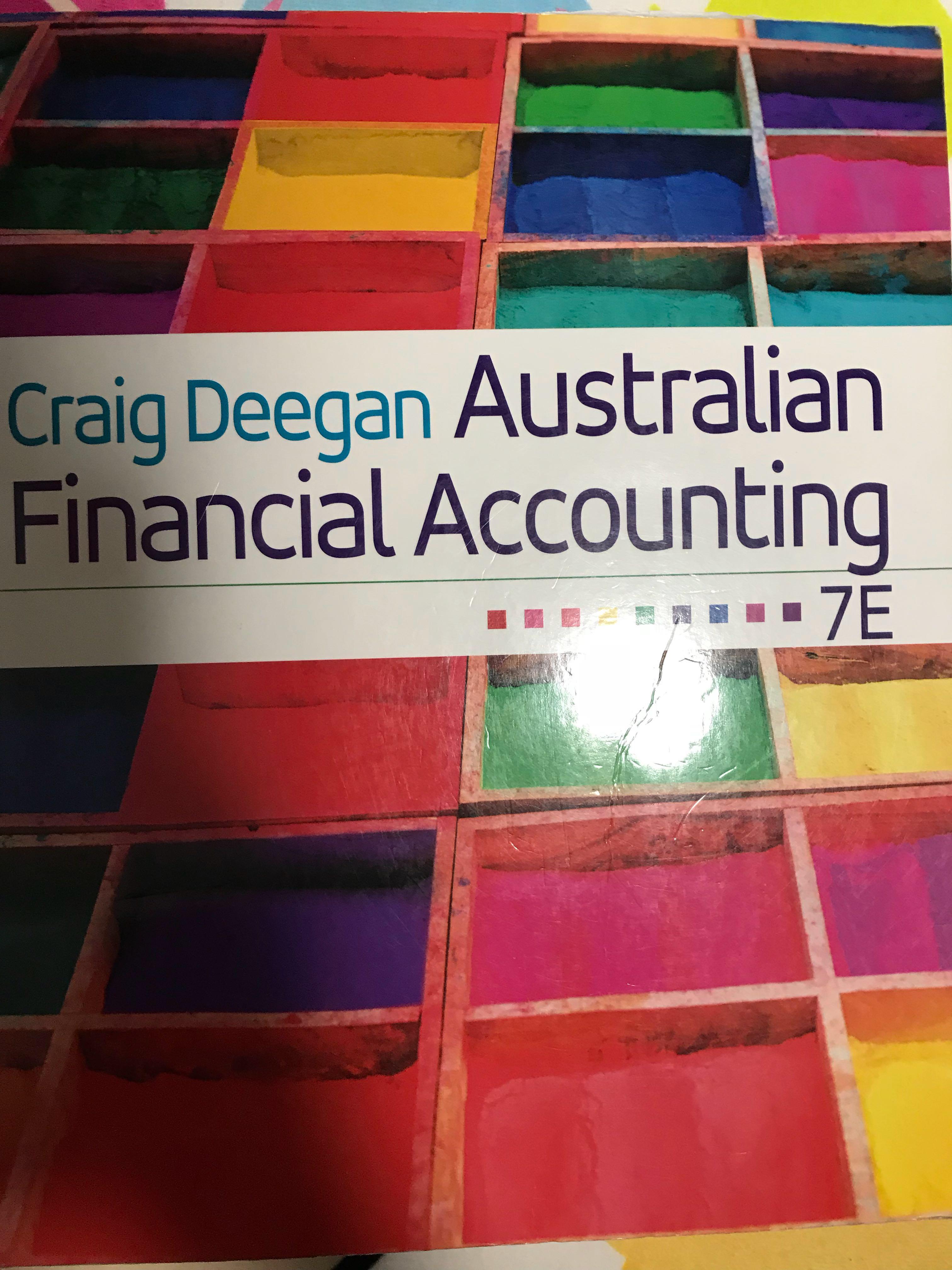 Craig Deegan Australian Financial Accounting, Computers & Tech, Office ...