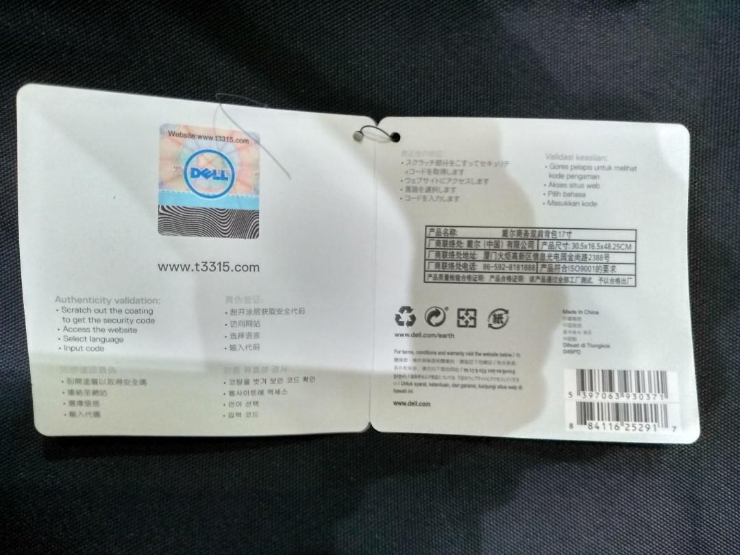 Dell Professional Backpack 17, Computers & Tech, Office & Business ...