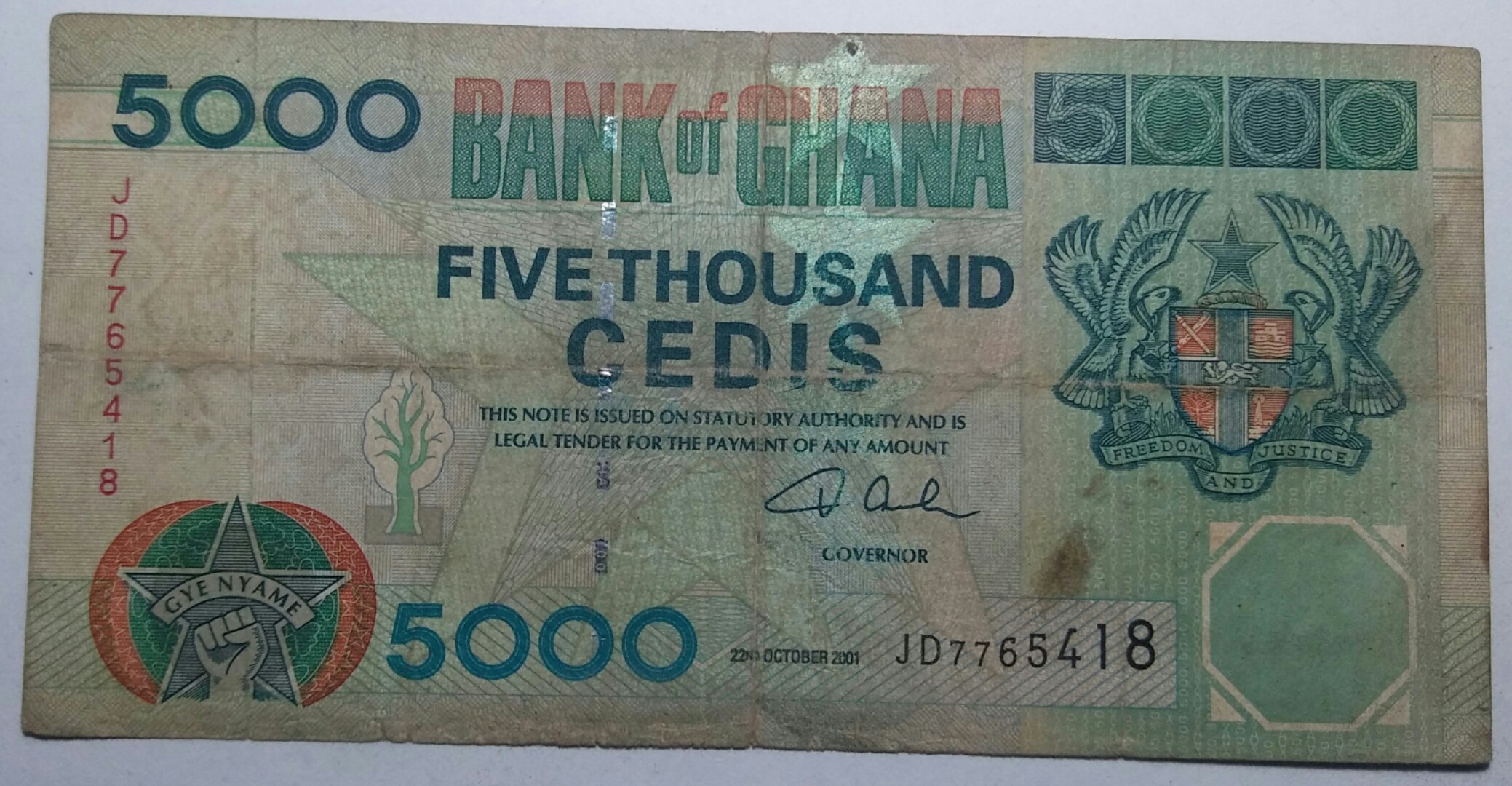 Ghana 500 Cedis, Hobbies & Toys, Memorabilia & Collectibles, Currency ...