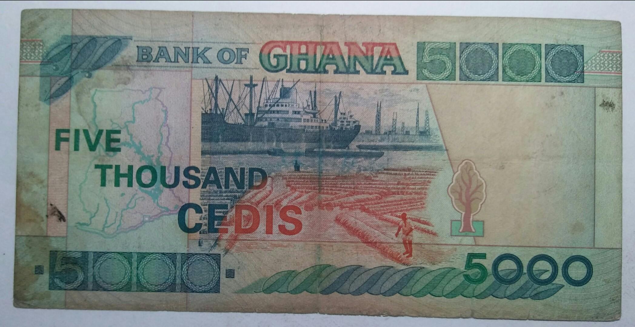 Ghana 500 Cedis, Hobbies & Toys, Memorabilia & Collectibles, Currency ...