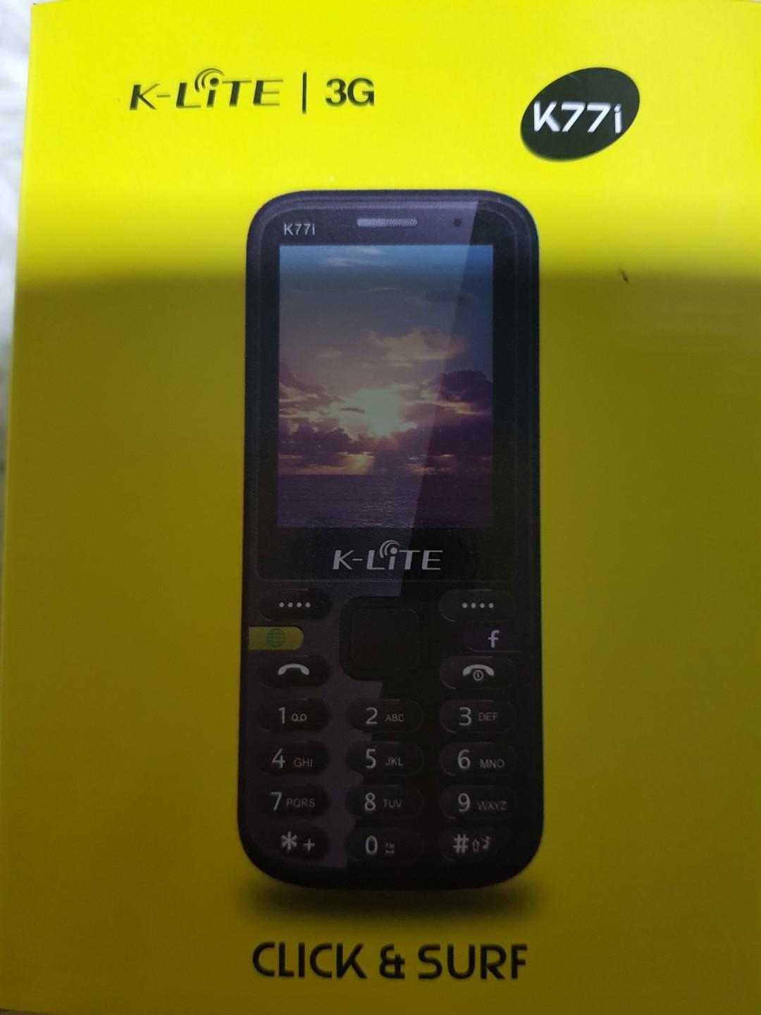 K-LITE 3G K77i, Mobile Phones & Gadgets, Wearables & Smart Watches on ...