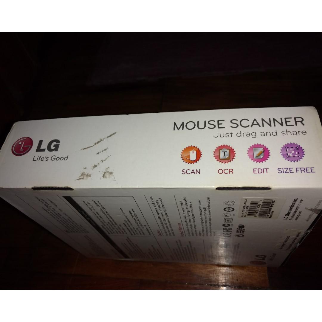 LG LSM-100 Mouse Scanner, Computers & Tech, Printers, Scanners ...