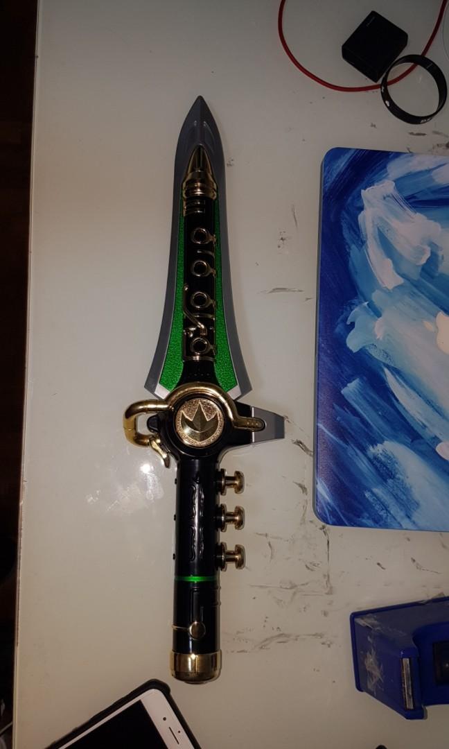 Mighty Morphin Green Ranger Dragon Dagger, Hobbies & Toys, Toys & Games ...