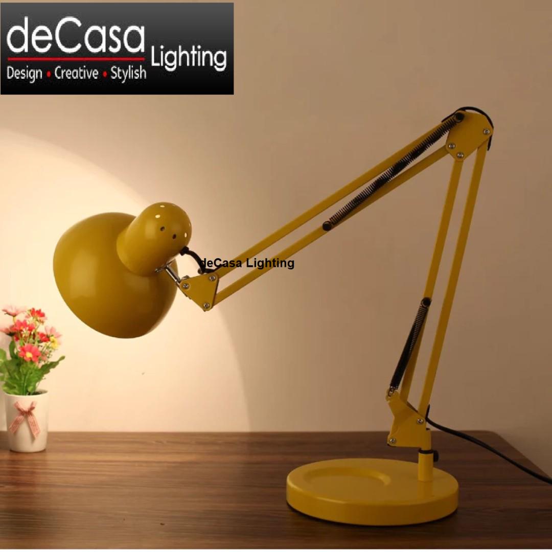Modern Table Lamp Desk Study Lamp CLIP TABLE LAMP CLAMP TYPE, Furniture ...