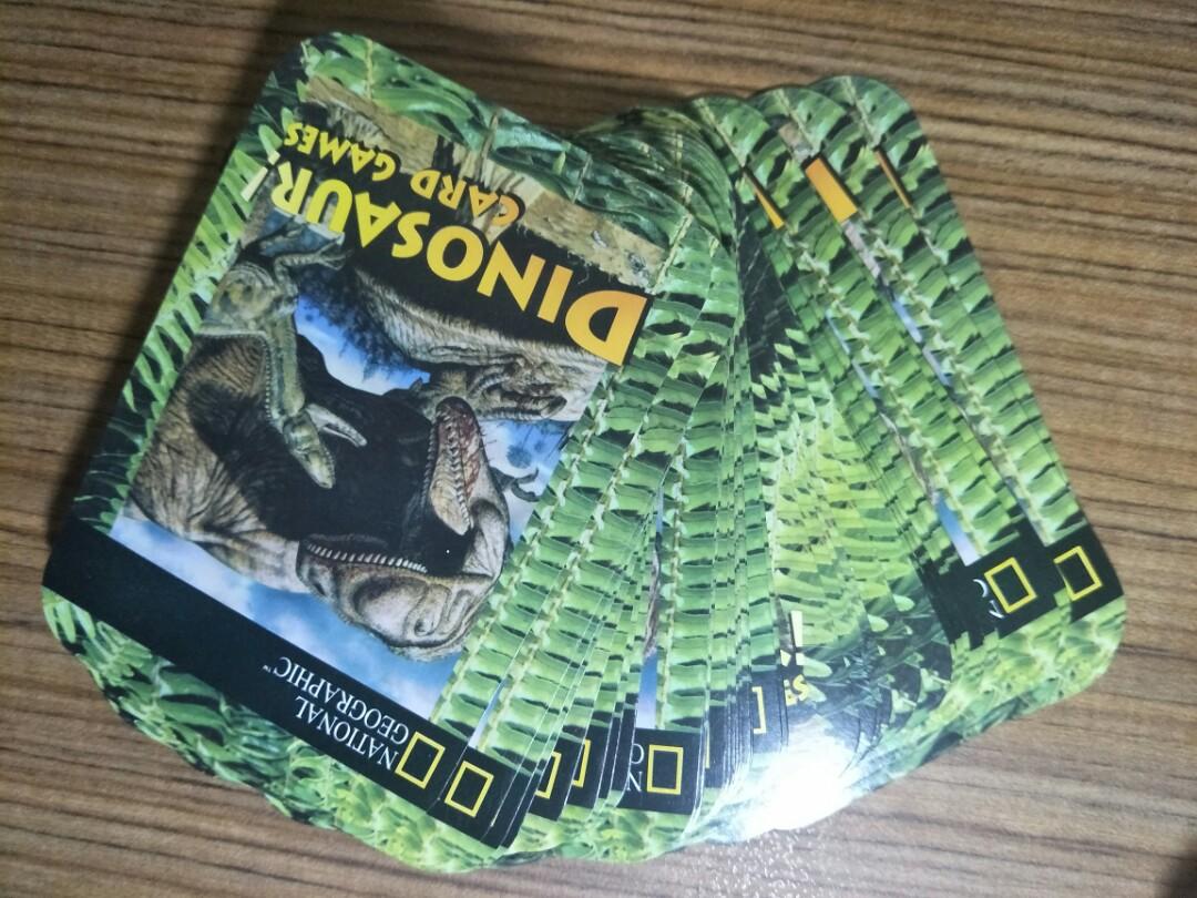 National Geographic Dinosaur card game for kids, Hobbies & Toys, Toys ...