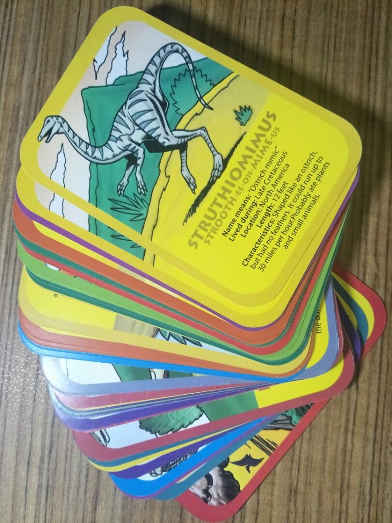 National Geographic Dinosaur card game for kids, Hobbies & Toys, Toys ...