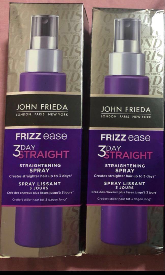 NEW John Frieda Frizz Ease 3 Day Straight Straightening Spray, Beauty ...