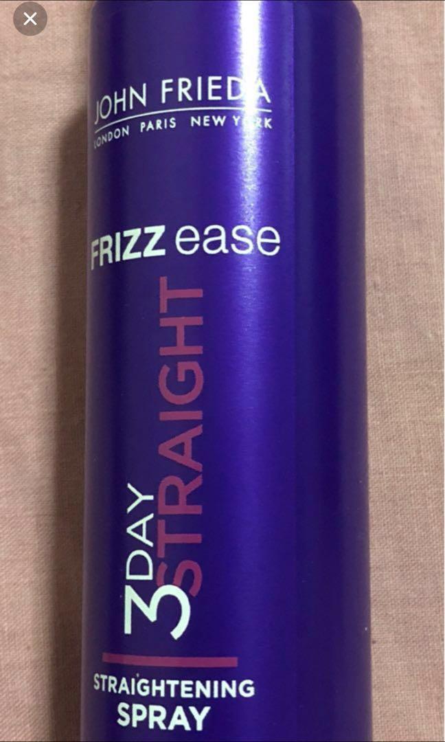 NEW John Frieda Frizz Ease 3 Day Straight Straightening Spray, Beauty ...